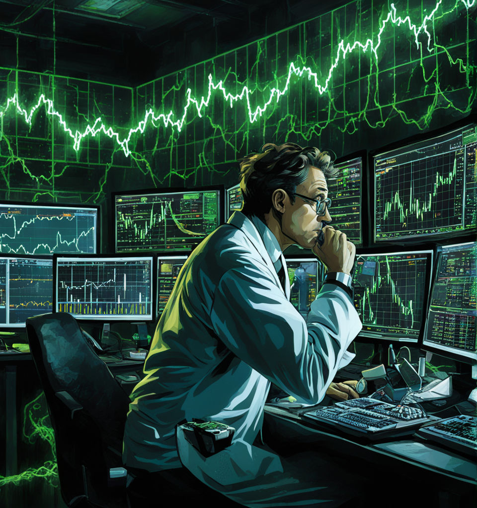 Mad scientist in a dark lab by Kameron Mathis - Playground