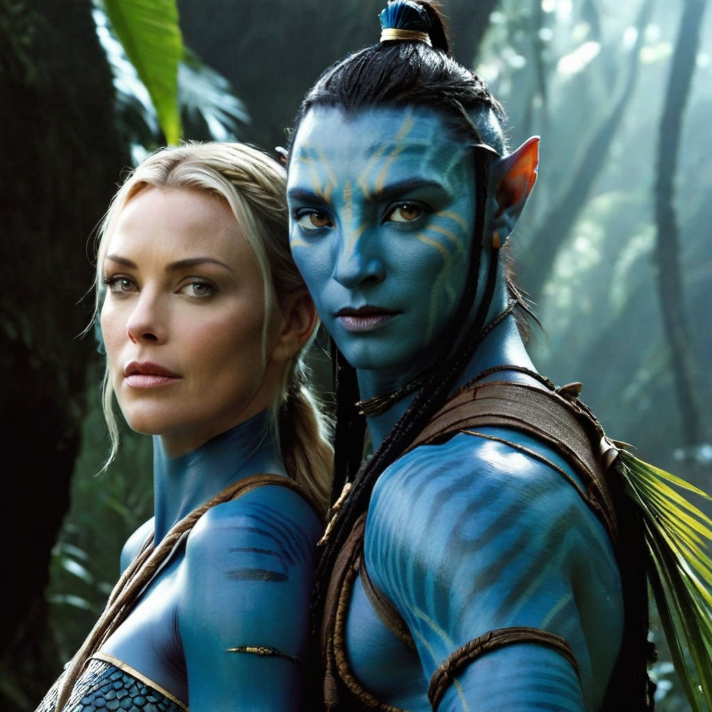 Robert de niro e charlize theron no pôster do filme: "AVATAR... by ...