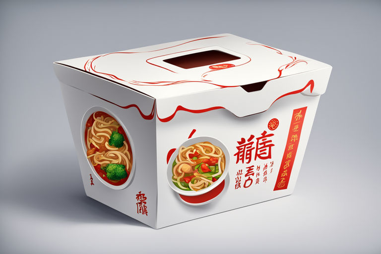 White chinese food box. cartoon style by HamburgHawks - Playground