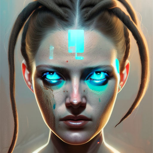 Android woman face by TheGame23 - Playground