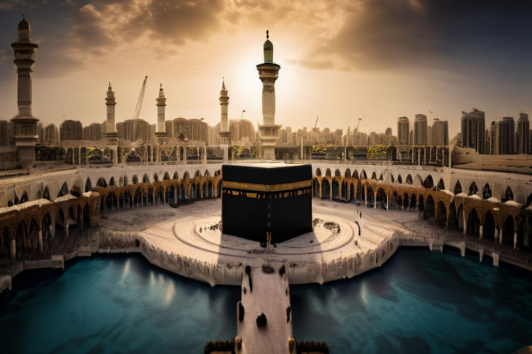The Kaaba in paradise by Houssenia Writing - Playground