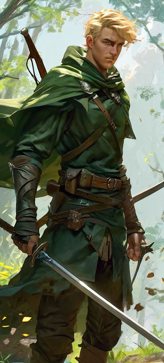 A ranger from Dungeons and Dragons by Thomas Johansen Gilman - Playground