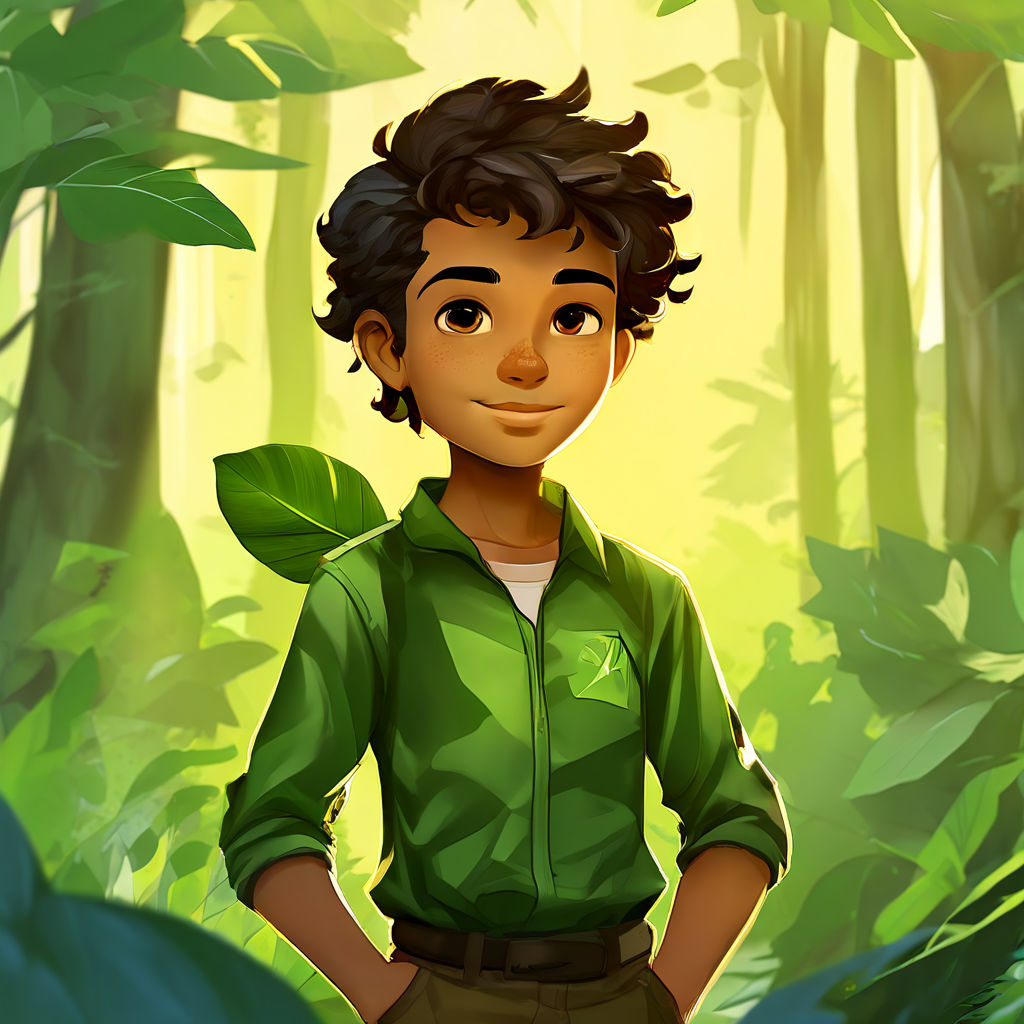 Animated-style avatar of an environmentalist by ROSALES PANIAGUA ...
