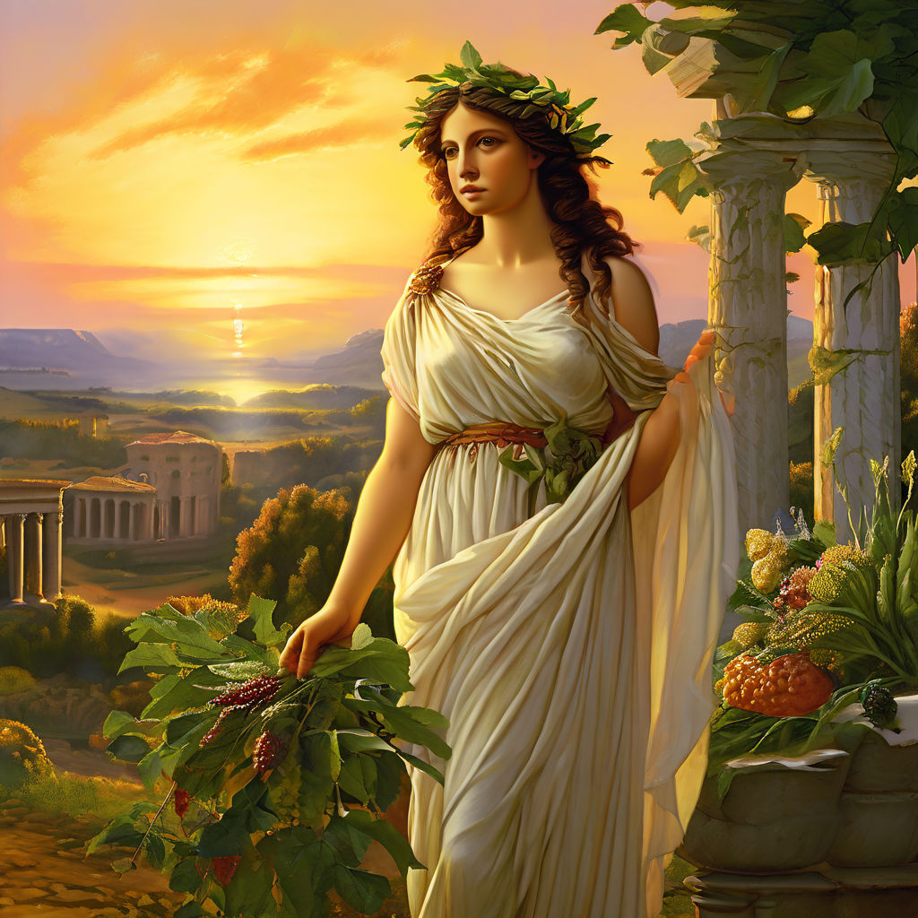 Illustration of the Roman goddess Ceres by Alberto García - Playground