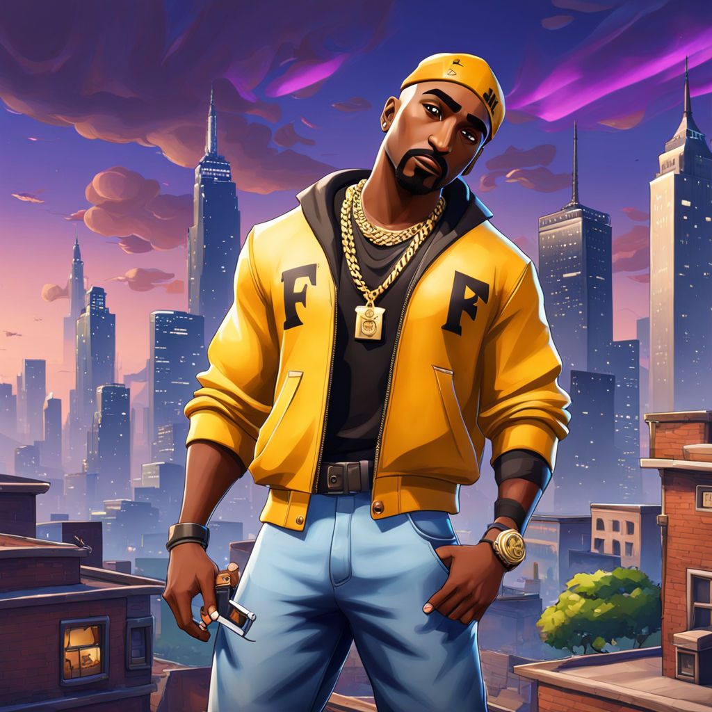 Create me a fortnite character of tupac shakur and show his ... by ...