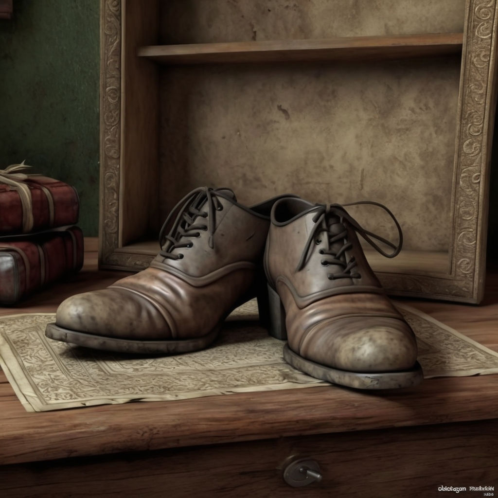 Bodegon realista hd de zapatos viejos by Nora Romano - Playground