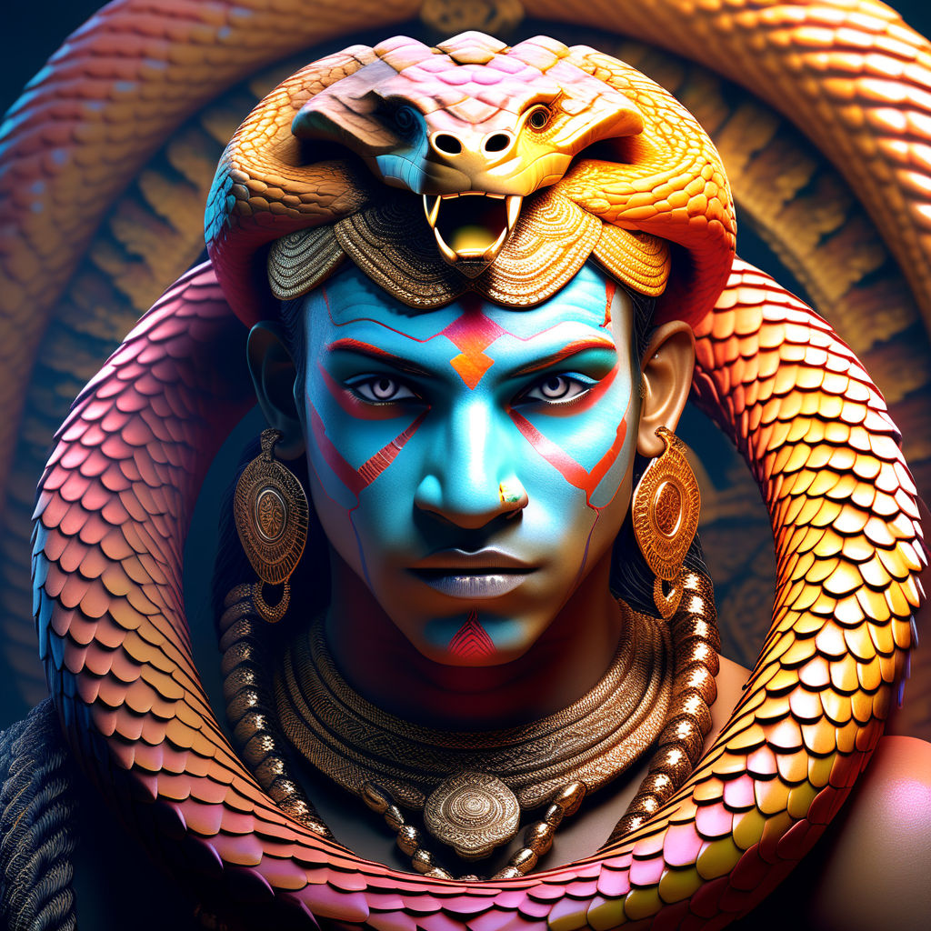 Half human & half snake combined creature by S2a graphics design ...