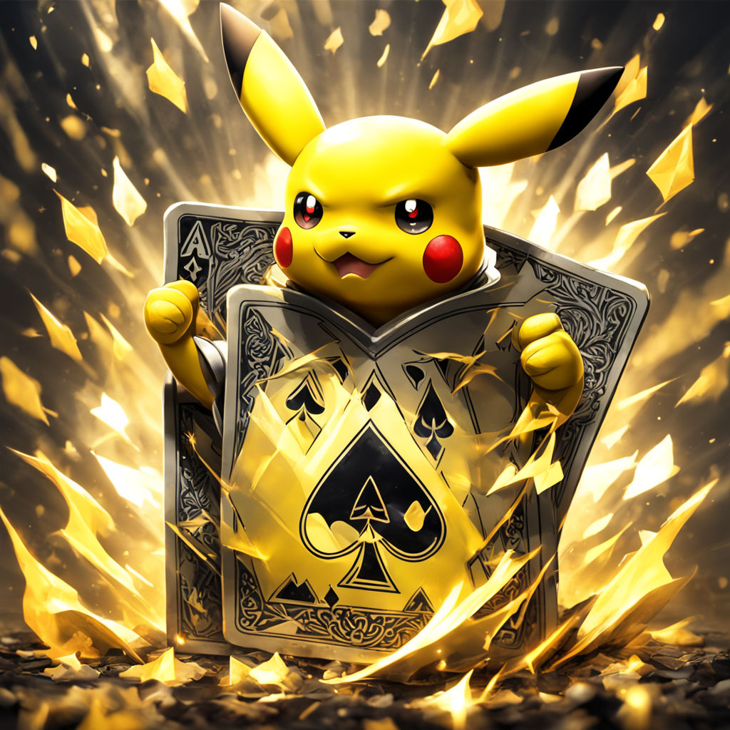 Pikachu with ace of spades by Rtgf Gccx - Playground
