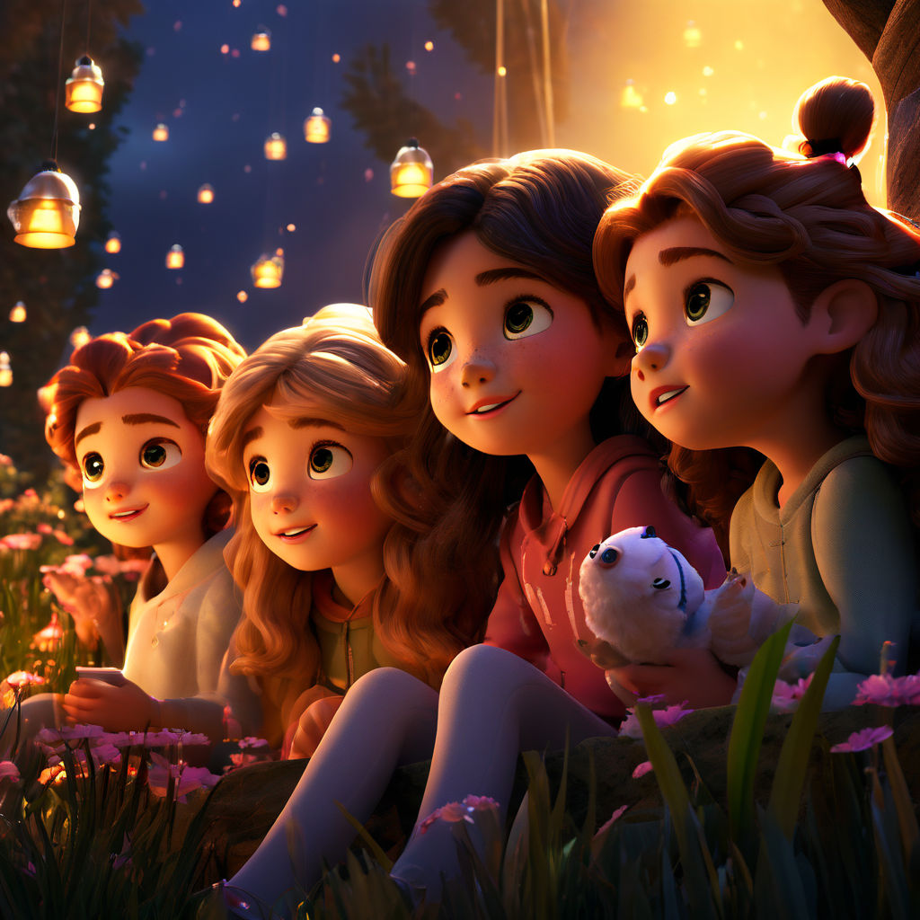 Lily and her friends watching from a distance by DA' JOYZ “D’Joy” ZONE ...