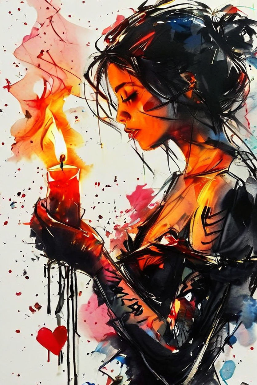 Hyper-realistic ink drawing fusing Benedick Bana and Roby Dw... by Olga ...