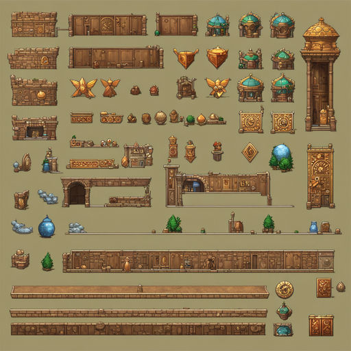 Top-down 2D RPG game by Angel Mere Perez - Playground