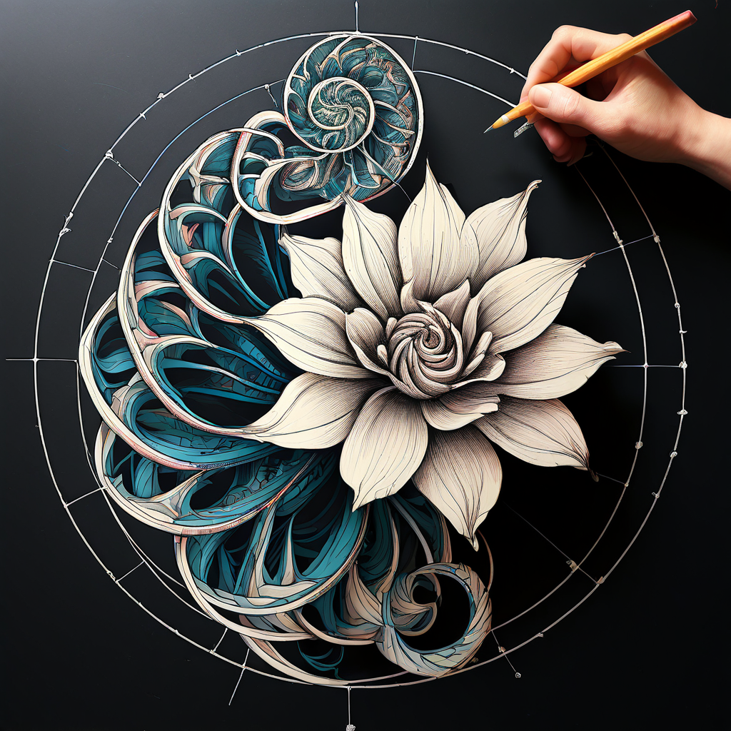 Draw a numerical representation of the Fibonacci sequence on... by 아리랑 ...