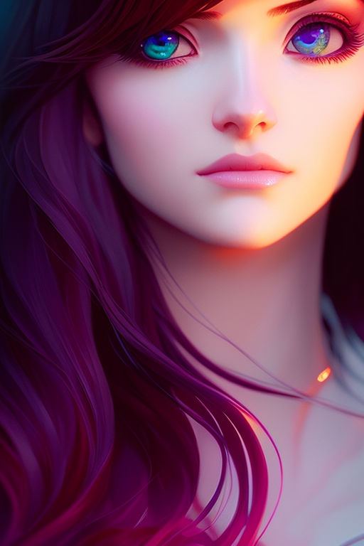 Aisneon perfect woman face by NakedUnicorn - Playground