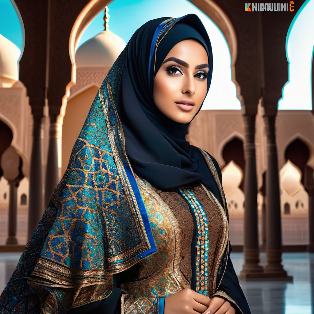 Full body of stunning Muslim girl by Sara Yahia - Playground