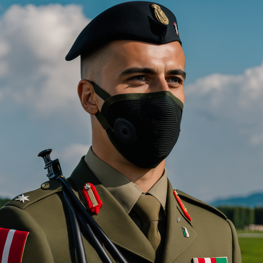 Military graduate of the Italian army paratroopers folgore w... by Al ...