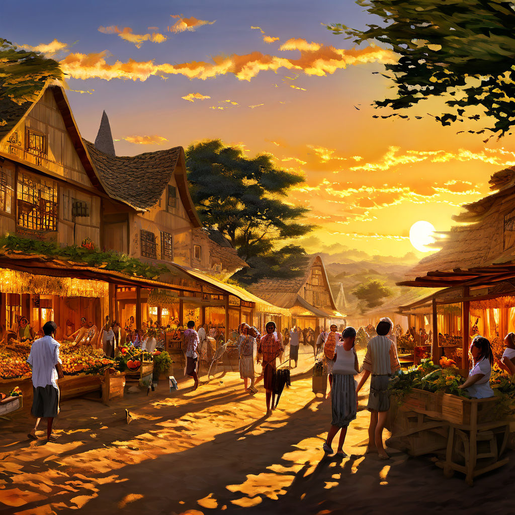 Modern village blend of traditional and contemporary archite... by ...