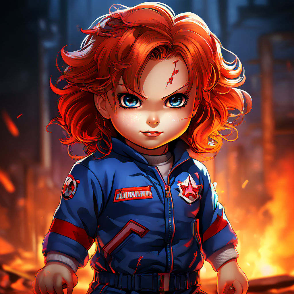 Chucky in anime by Dad Empire - Playground