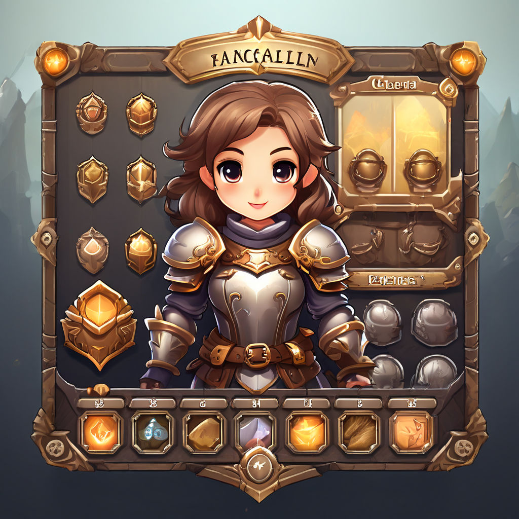 Cute Rpg Game Ui By Elyse Cotton Playground