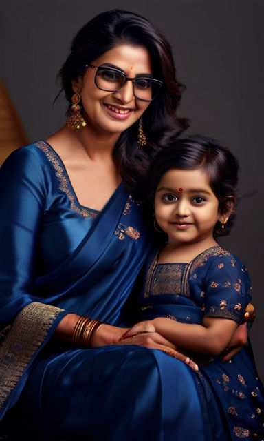 Create realistic ultra pixel indian newly marries woman wear... by ...