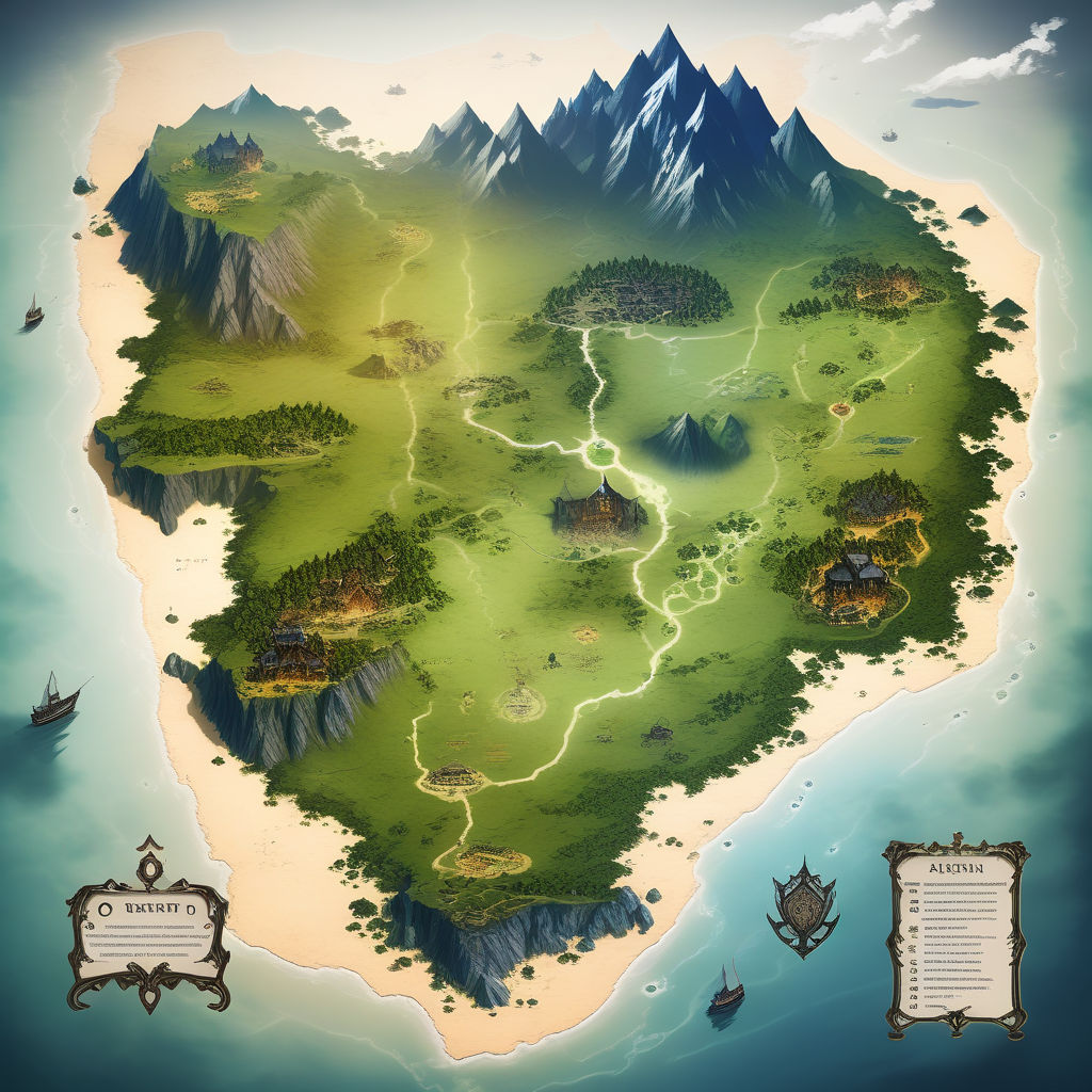 Draw high quality professional fantasy map for dnd campaign by alamin ...