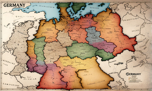 Map of germany by Vincent Kaiser - Playground