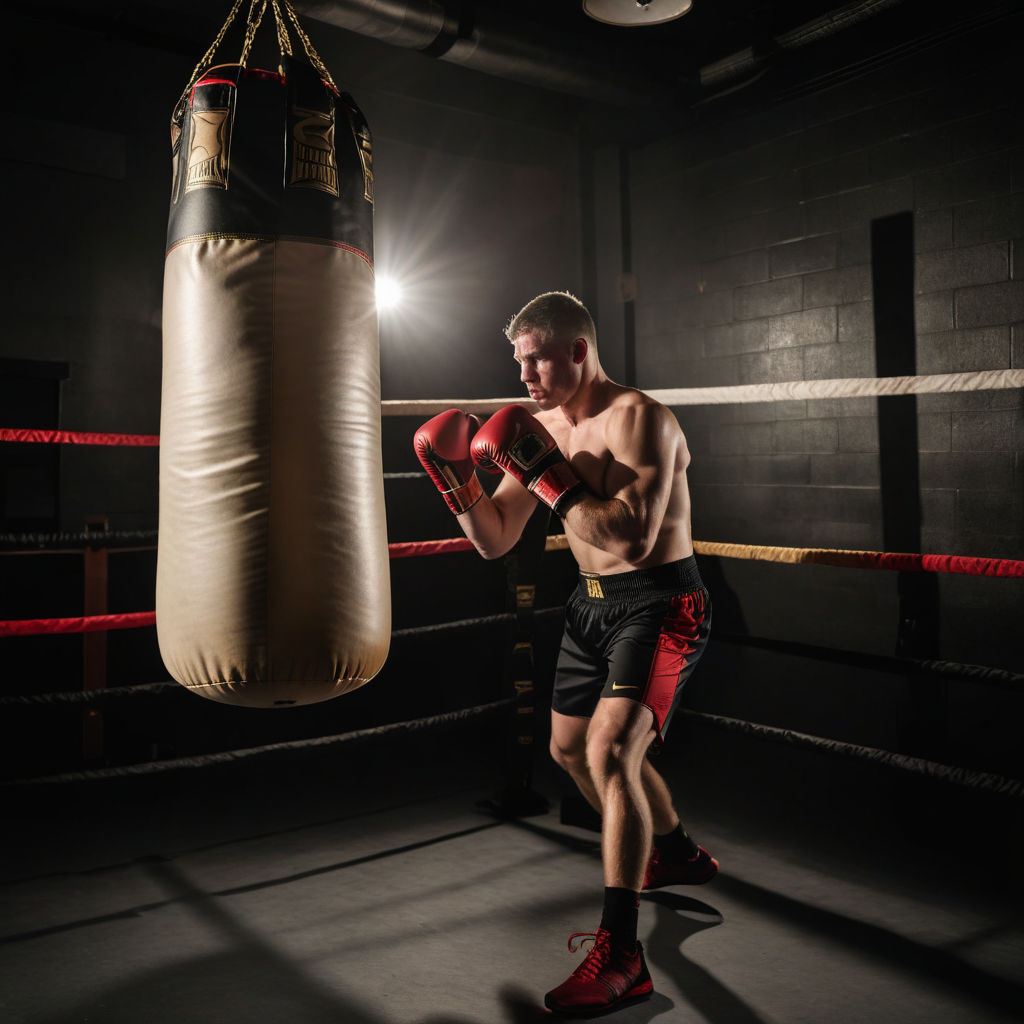 White individual engages in boxing training with a black hea... by ...