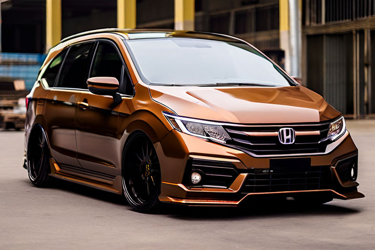 Honda odyssey 2025 full modified brown colours by amir javed - Playground