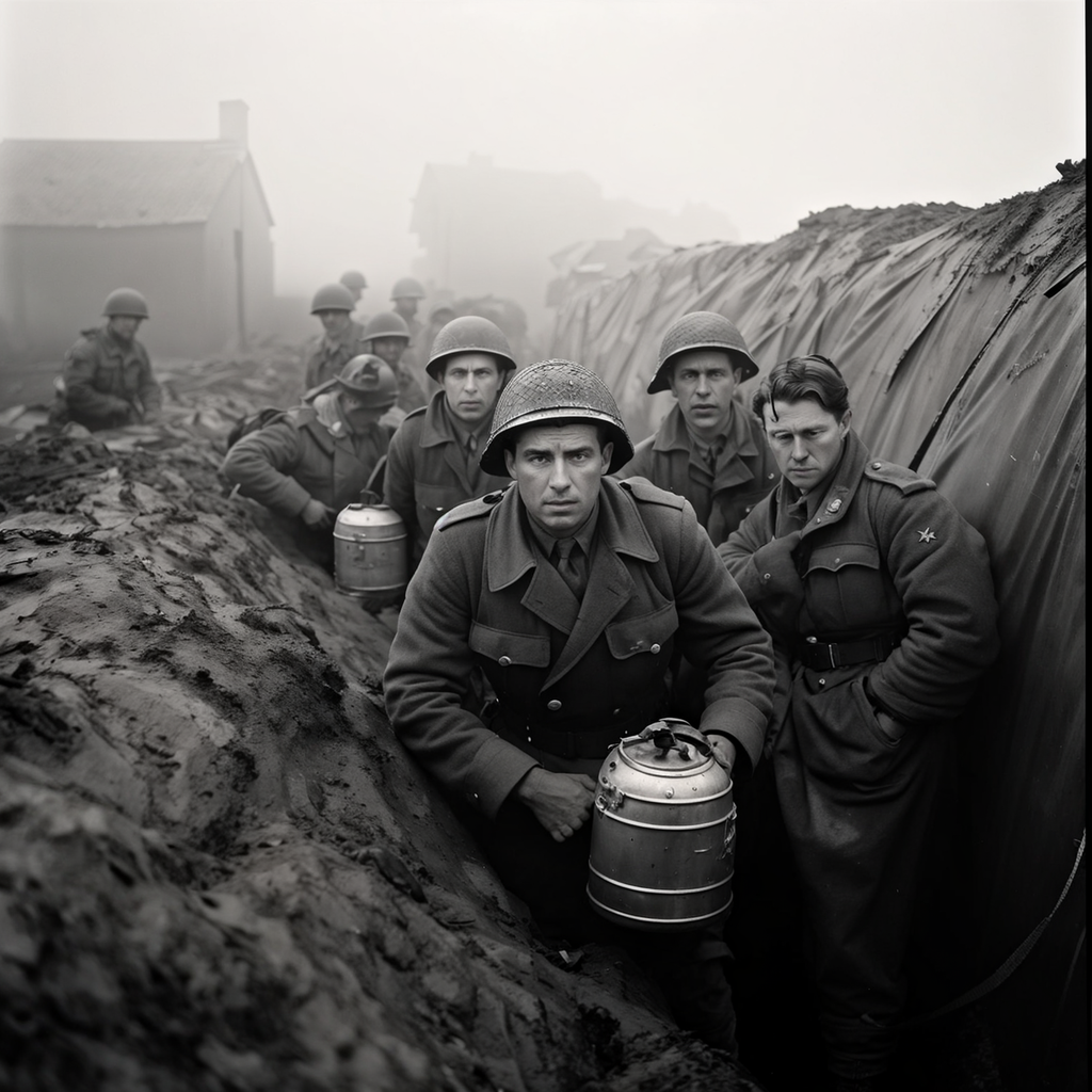 A photojournalistic black and white depiction of World War I... by Vita ...