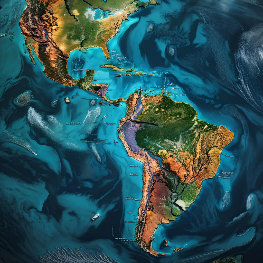 Satellite view map of Mexico by José Daniel Pérez Mendoza - Playground