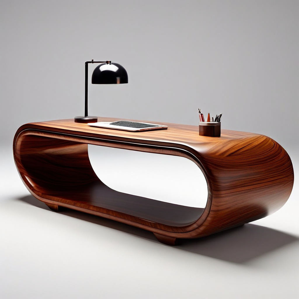 Put the architect's original unusual desk in perspective by Andrew Nice ...
