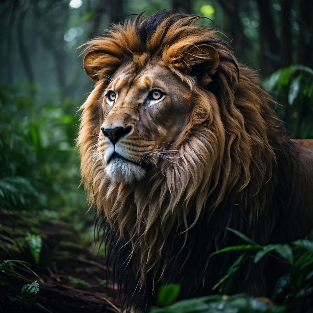 An untamed lion by Rohit Sah - Playground