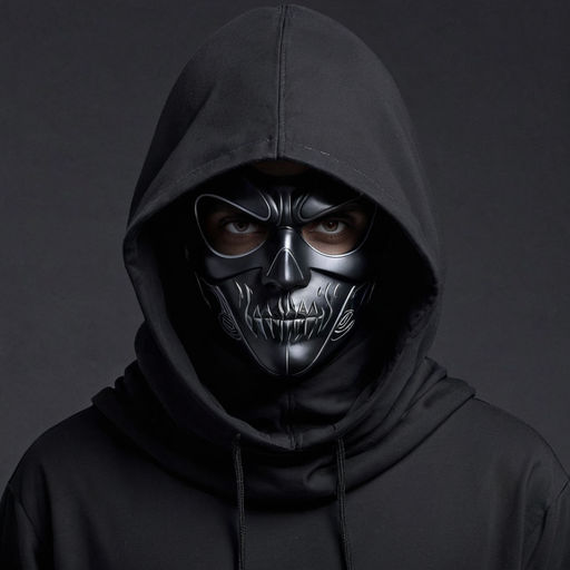 Madness cult god cowl hood by Nathan Grammer - Playground