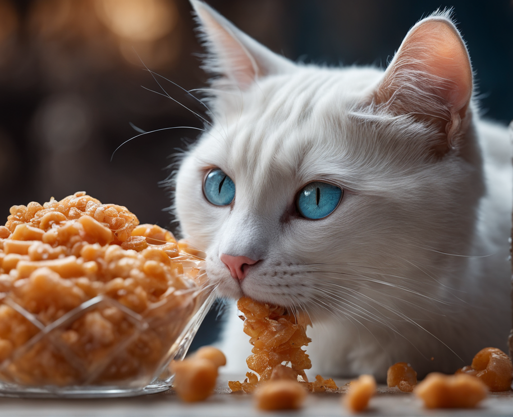 Cat eating by Nova Group - Playground