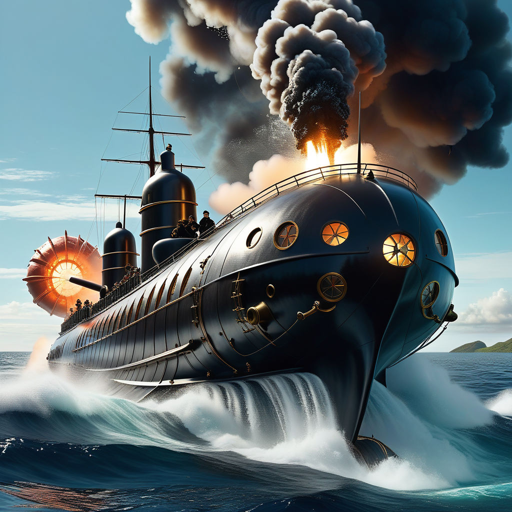 Captain Nemo's Nautilus submarine fantasy ship magic deli sh... by ...