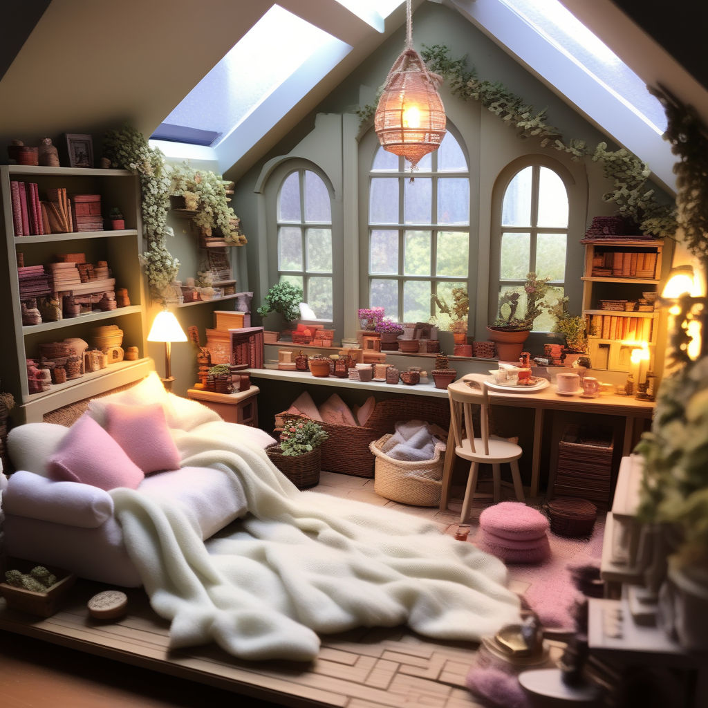 A very cozy miniature room by temu kenny - Playground