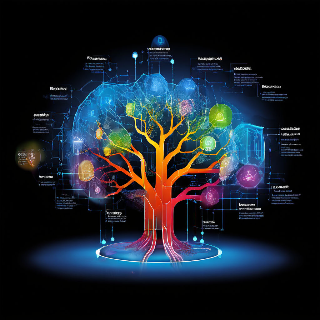Mind map presentation visual CAD rendering by Morgana Maciel - Playground
