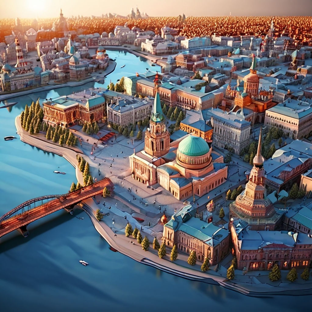 Create an interactive city map with attractions for resident... by ...