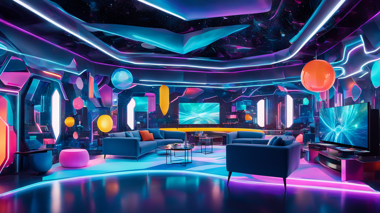 "A high-resolution image showcasing a fusion of 2D and 3D el... by ...