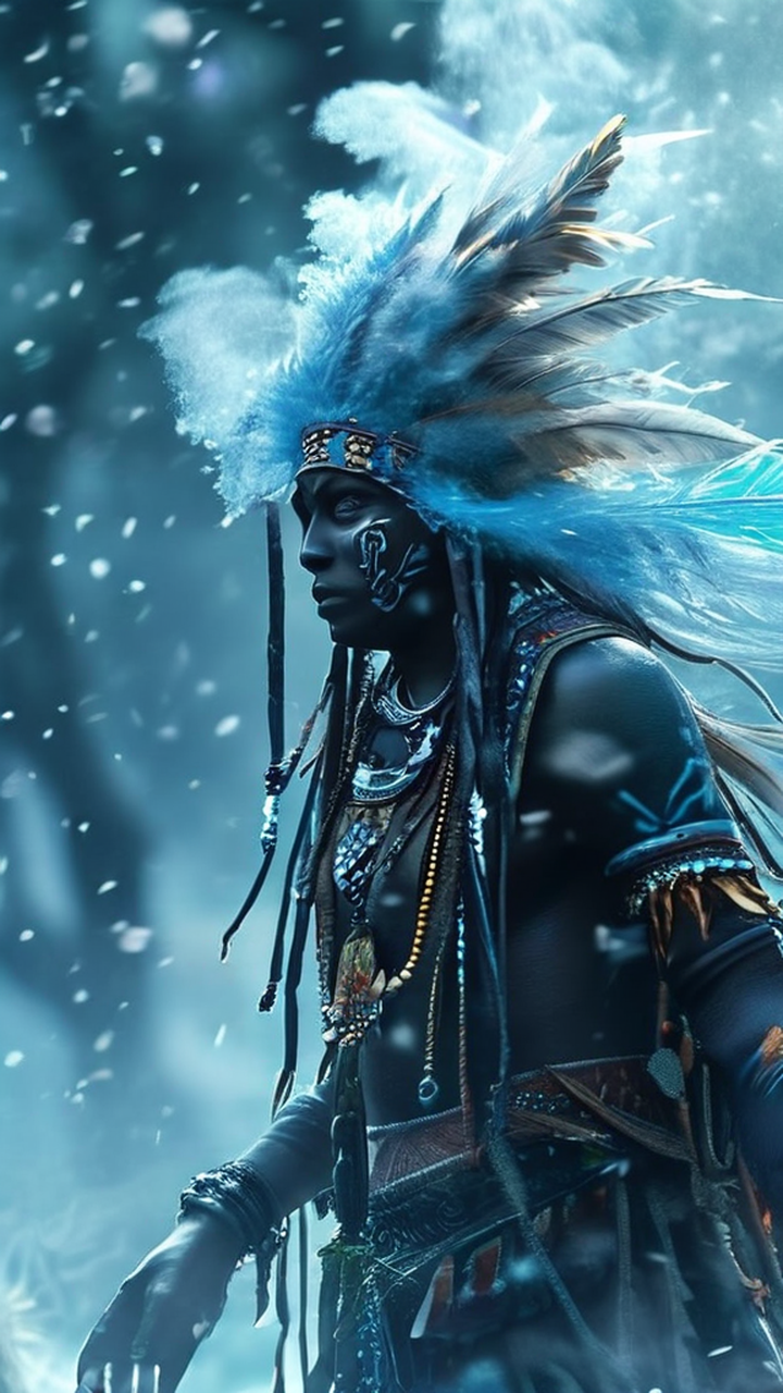 An elemental shaman made from water by Vixsin - Playground