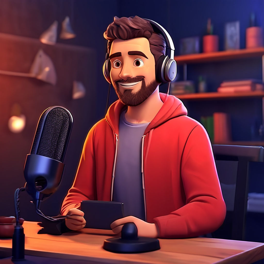 Crear un presentador para un podcast de youtube animado by Armijos ...