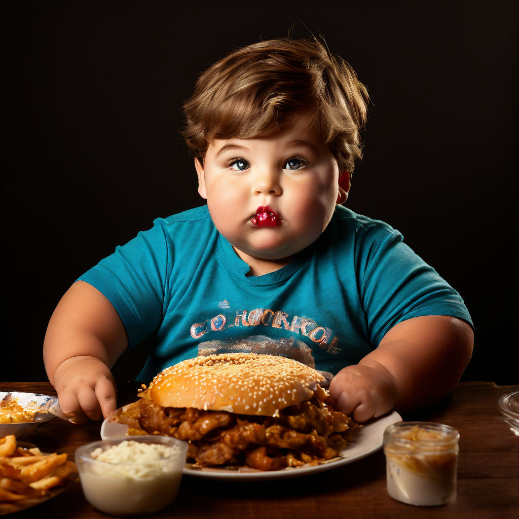 Big fat little boy with long eyelashes who uses a bold glamo... by ...
