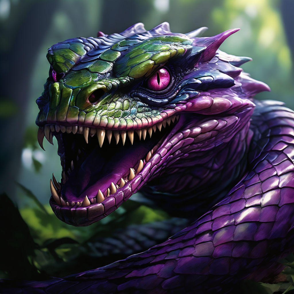 "If Green Goblin were a giant snake in the wild by İLKAY İPEK - Playground