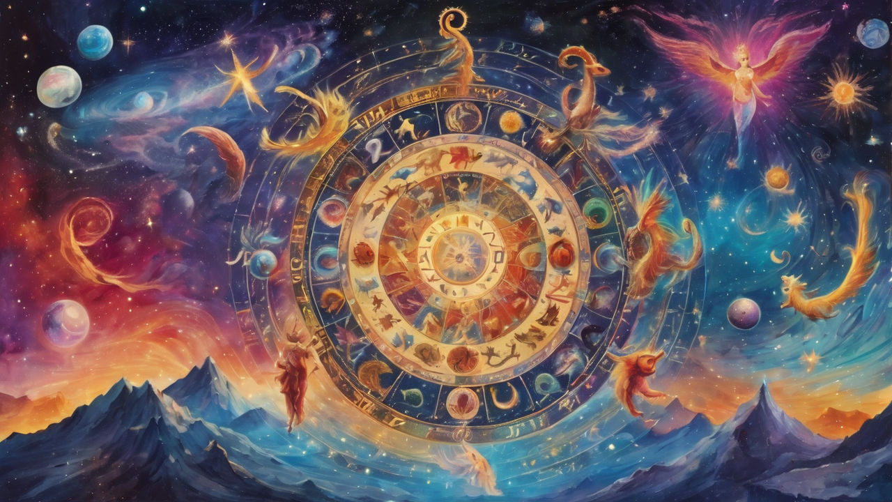 Zodiac signs represented as celestial entities by Ana Matias - Playground