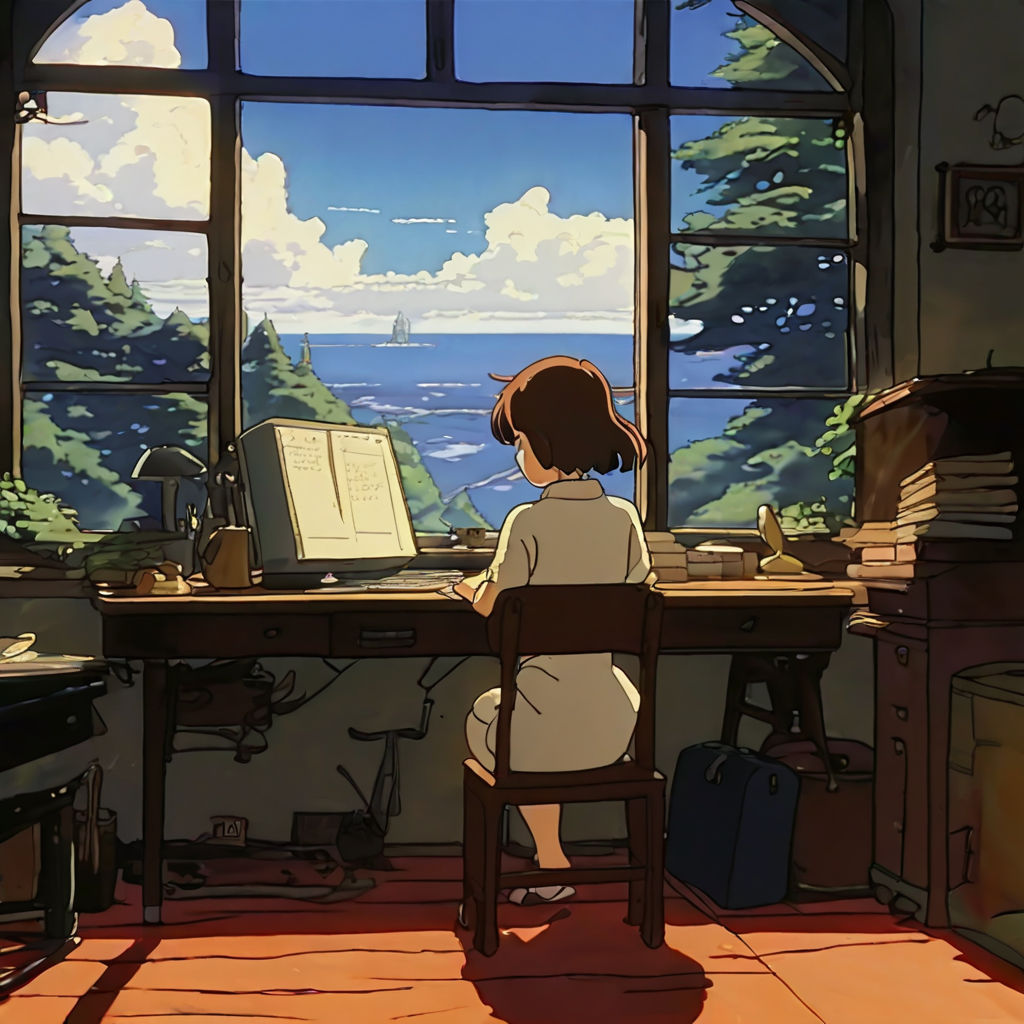 Dvd screengrab from studio ghibli movie by 황소윤 - Playground