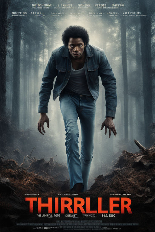 "thriller film poster with credit list by Vimal Vijayakumar - Playground