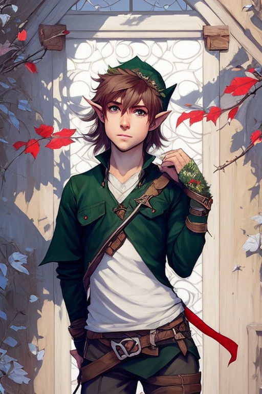 Cute young elf boy full body by 잘생긴전투화 - Playground