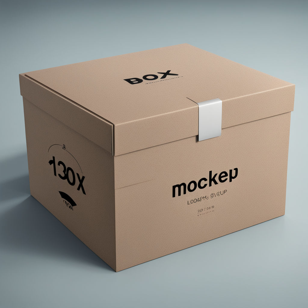 Create a model of box for mockup by MQ Graphics - Playground
