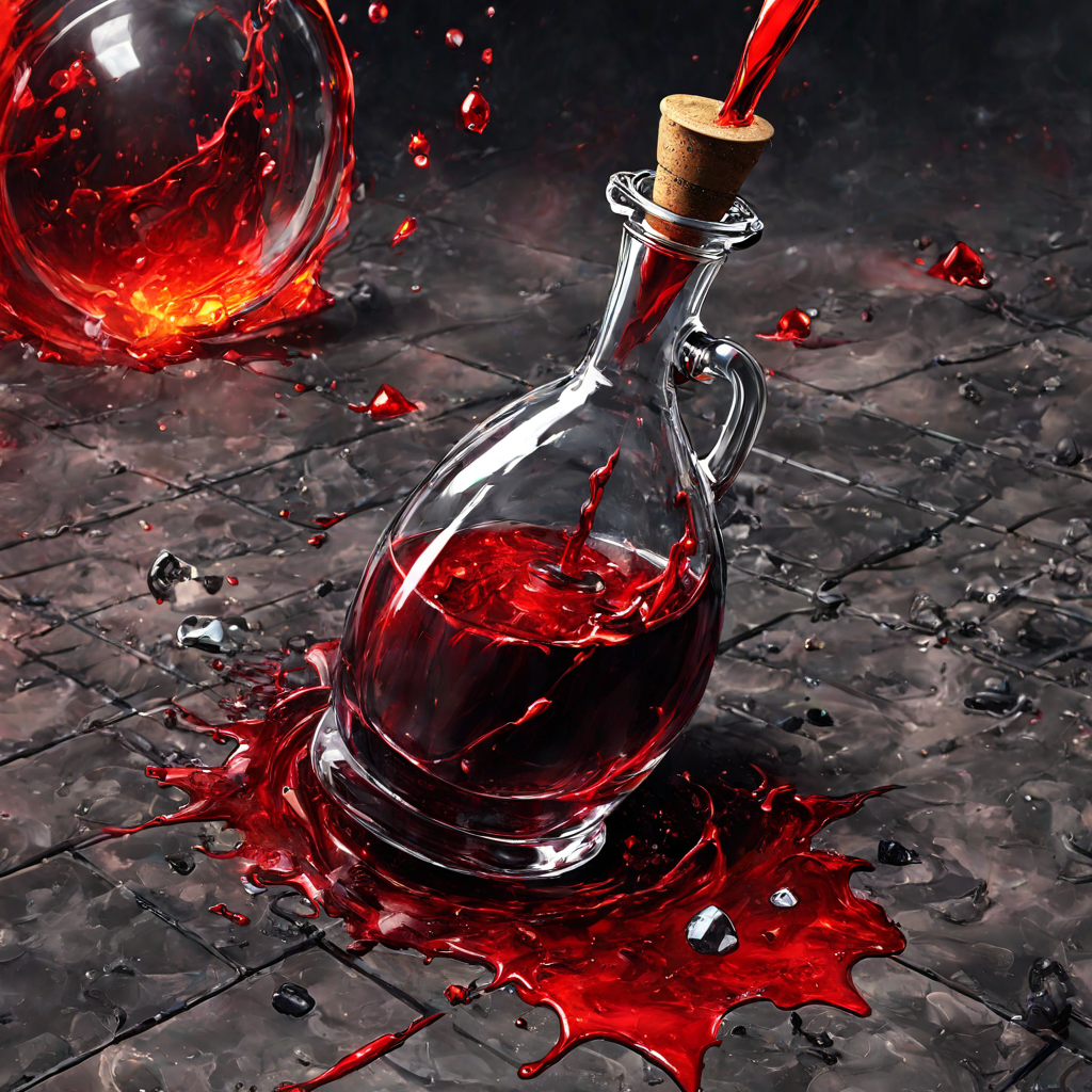 Shard of broken Magic potion Flask by John S. - Playground