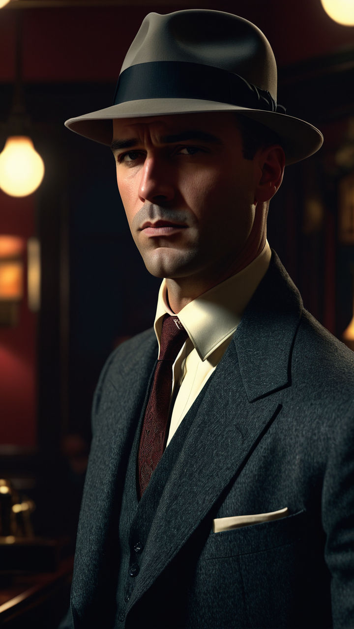 (A portrait of a gangster : 1.3) by Андрей Карасёв - Playground