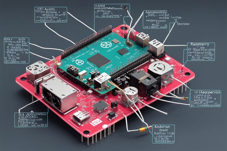 Raspberry Pi and Arduino depicted in a schematic illustratio... by Said Rodriguez - Playground